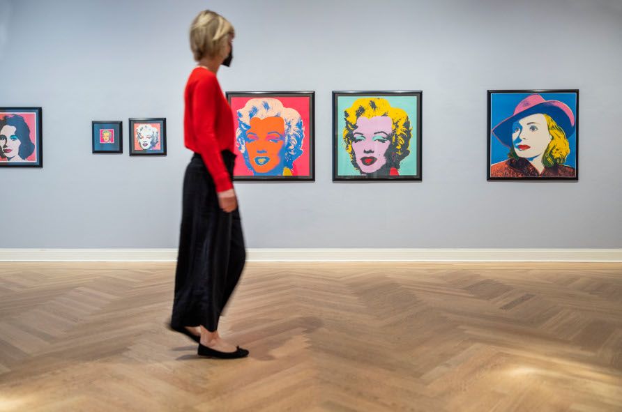 Münster, Picasso-Museum, Besucheransturm zur Andy Warhol Ausstellung ...